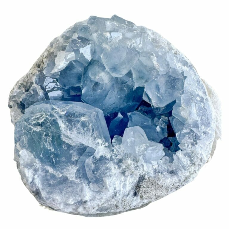 Blue Calcite vs. Celestite - How To Tell Them Apart